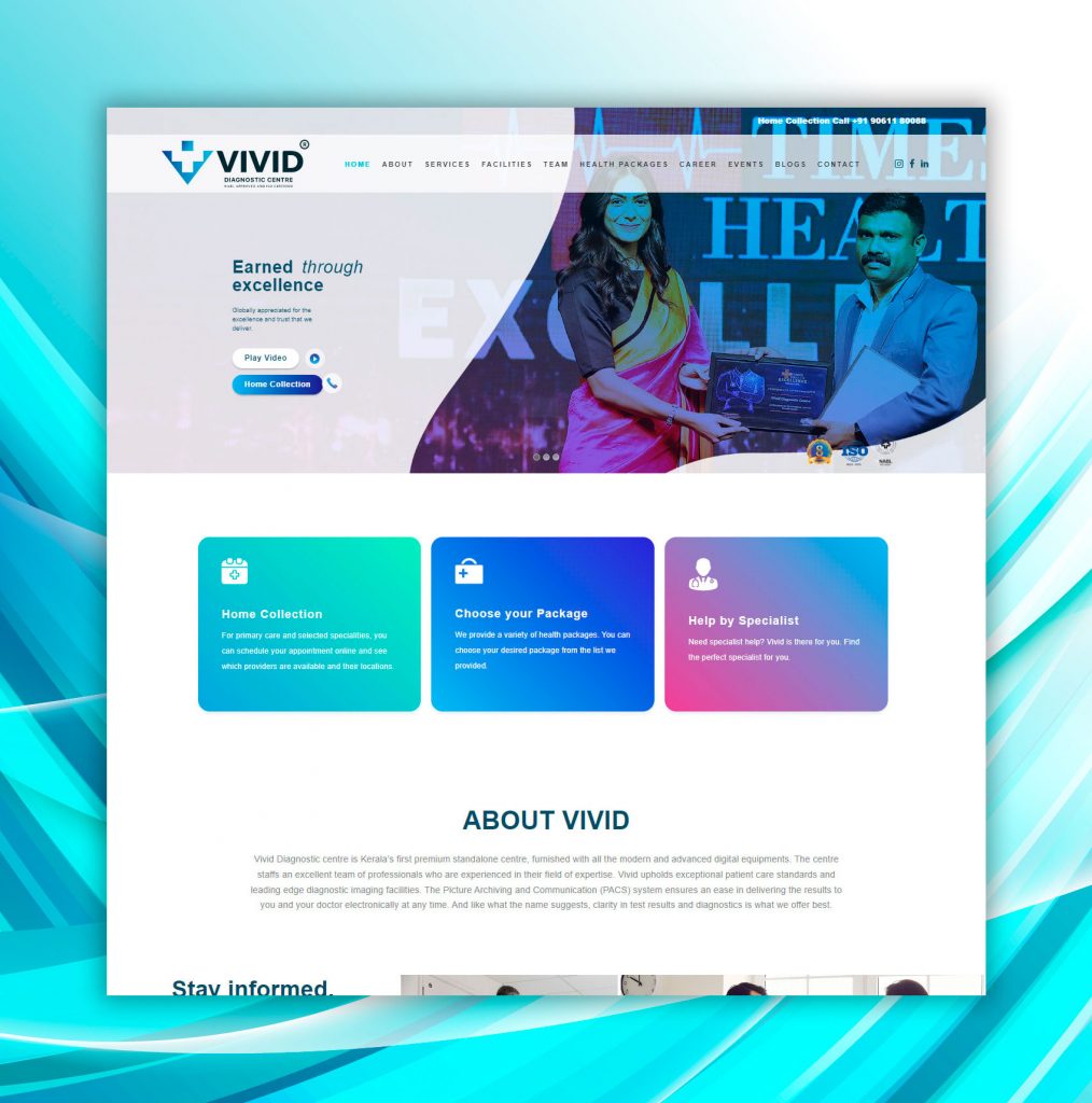 Visit Our Website Development Portfolio | Design Sages Kochi