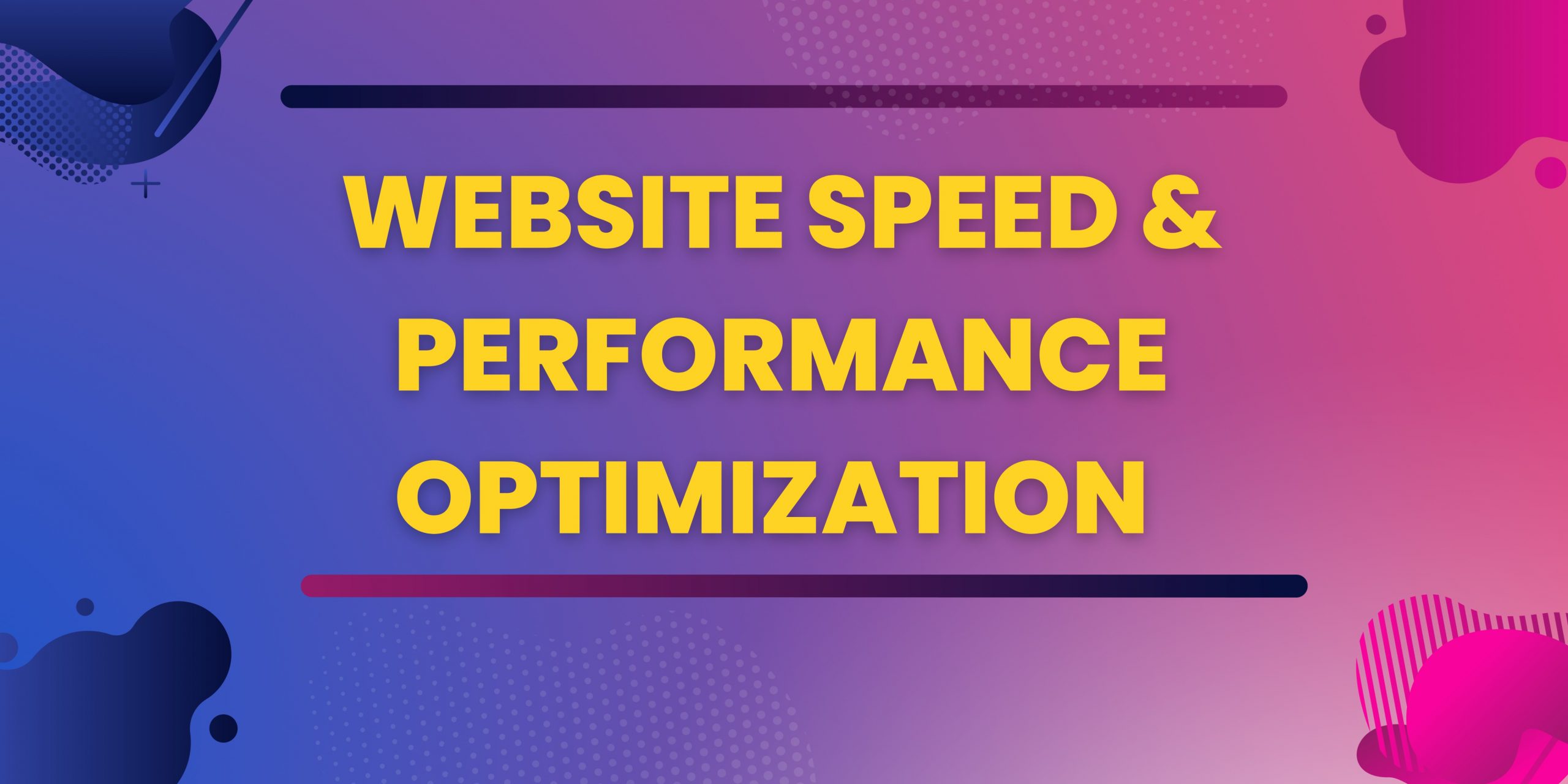 Website Speed & Performance optimization For SEO Success
